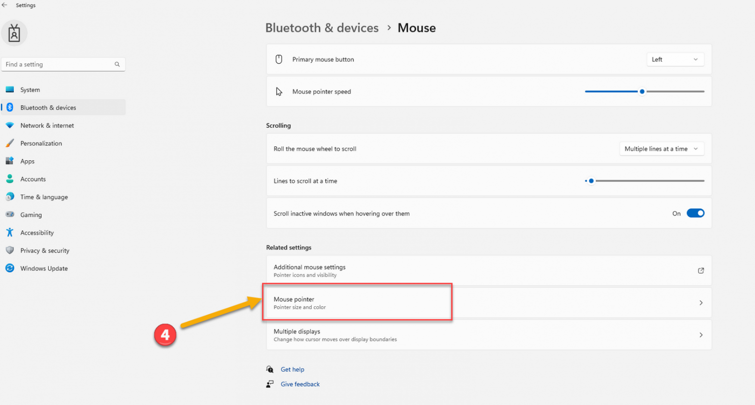 ปรับขนาดและสีของ Mouse Cursor / Mouse Pointer บน Windows 10 /Windows 11 ...